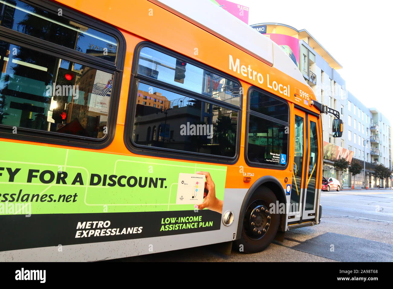 Los Angeles, California - LA METRO Local Bus Stock Photo - Alamy