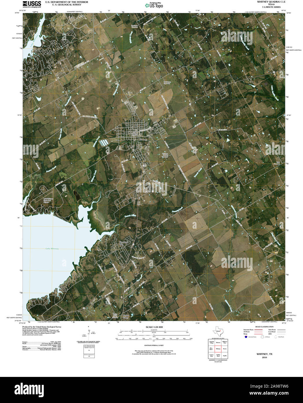 Map of whitney hi-res stock photography and images - Alamy