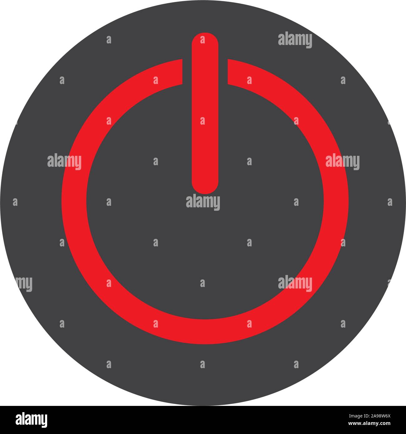 power button icon design, Digital technology communication social media ...