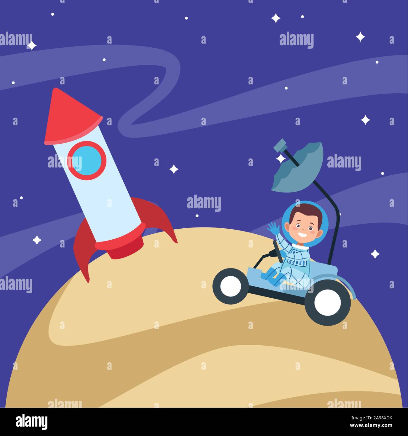 Rocket car futuristic Stock Vector Images - Alamy