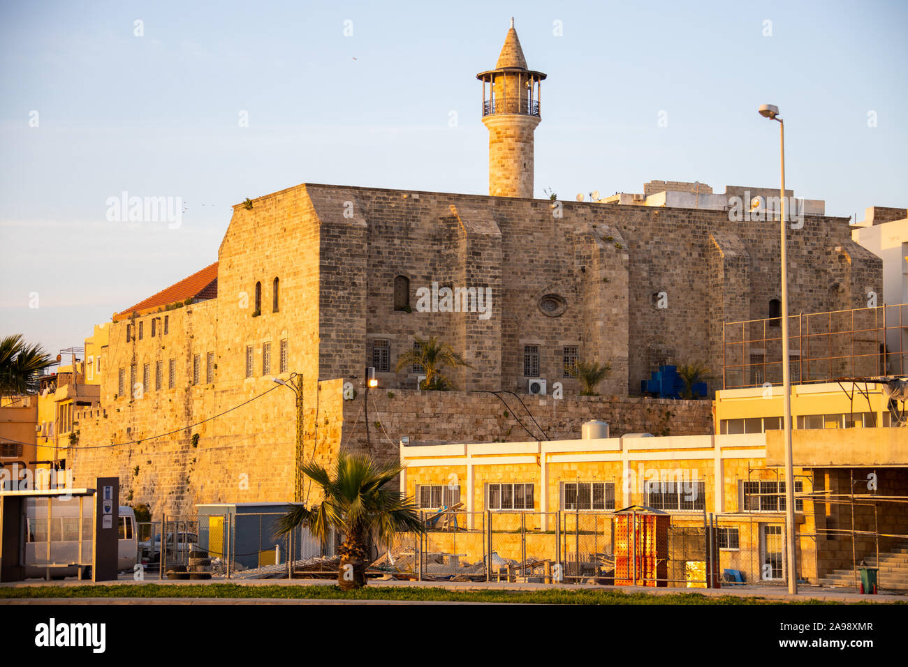 Great or Omari Mosque, Sidon, Lebanon Stock Photo - Alamy