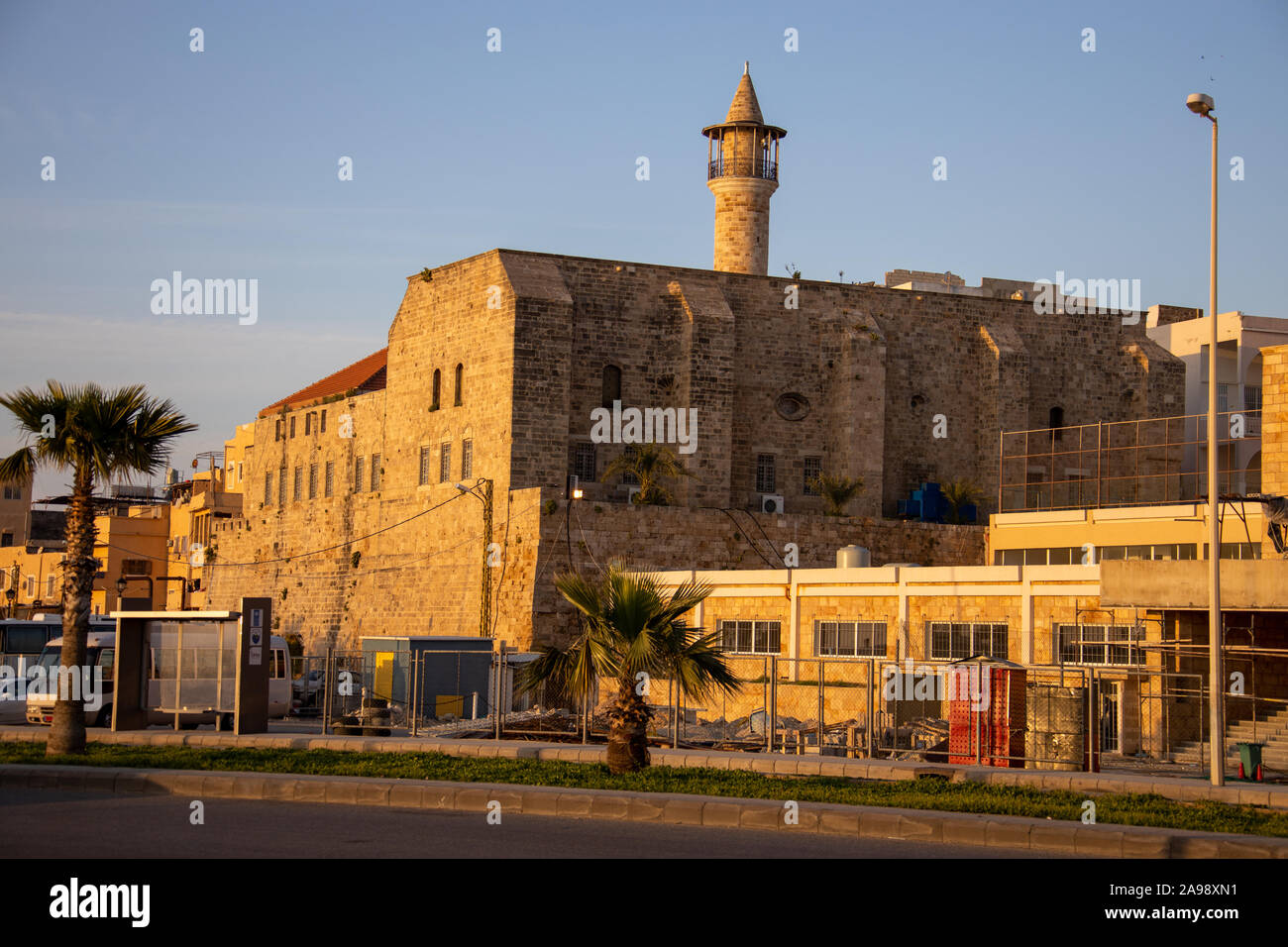 Great or Omari Mosque, Sidon, Lebanon Stock Photo - Alamy