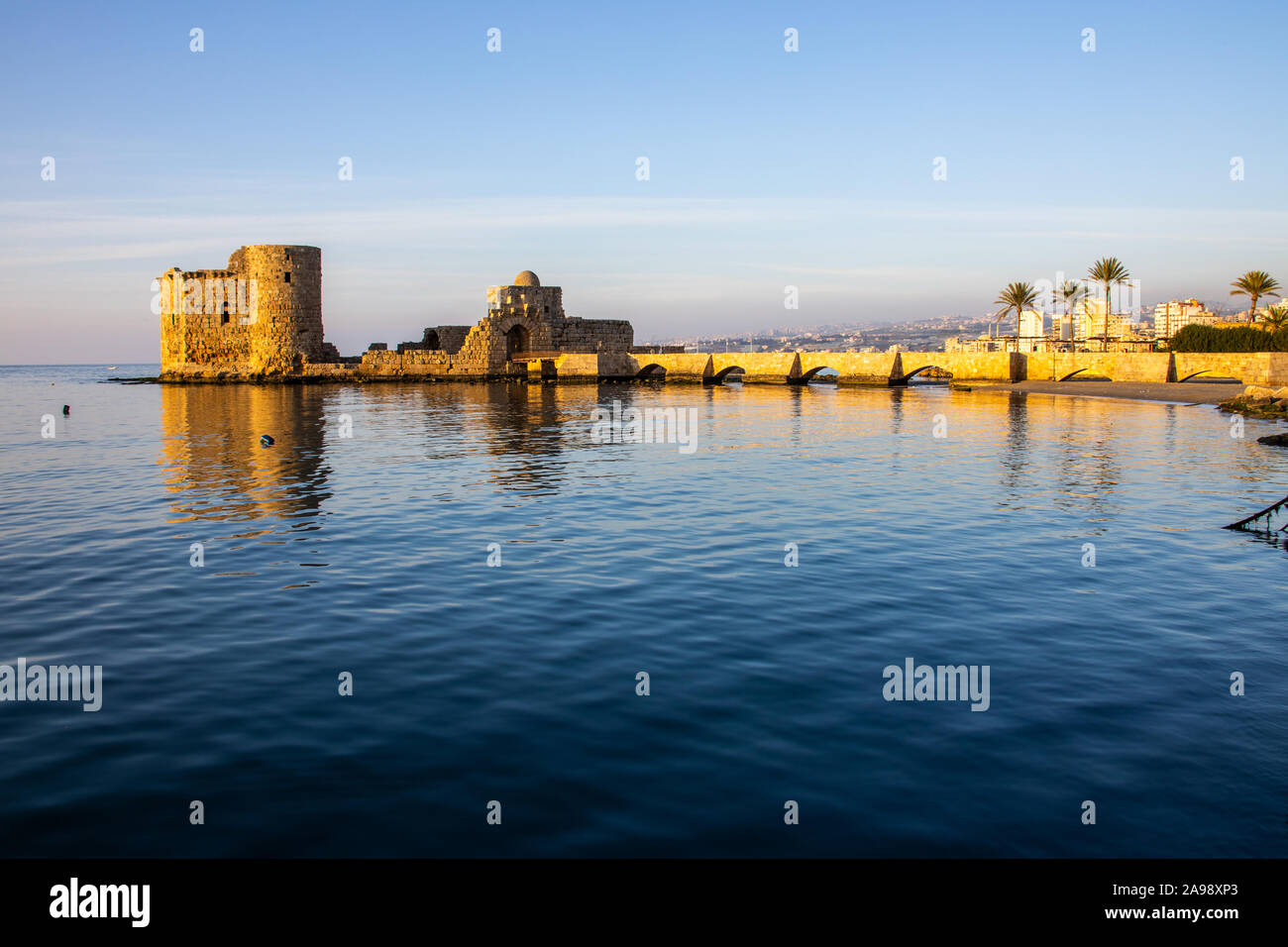 Sidon sea castle hi-res stock photography and images - Alamy