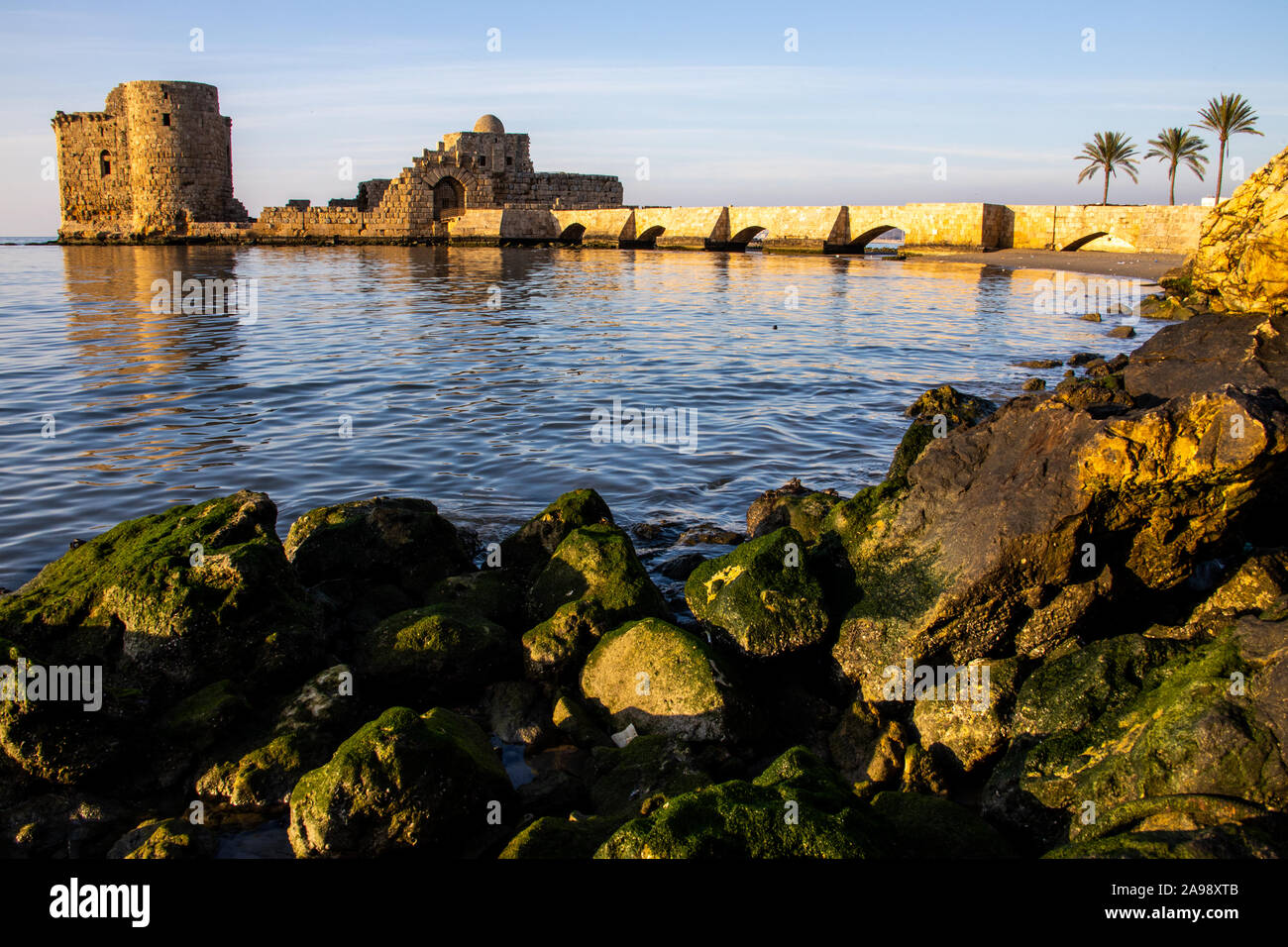 Sidon Sea Castle, Sidon, Lebanon Stock Photo - Alamy