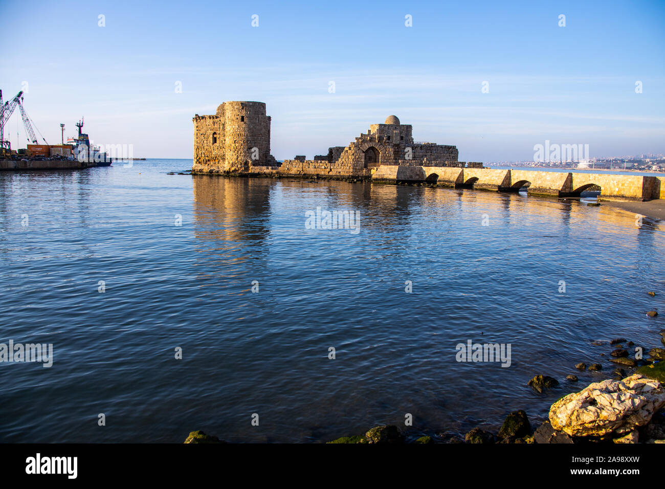 Sidon castle lebanon hi-res stock photography and images - Alamy