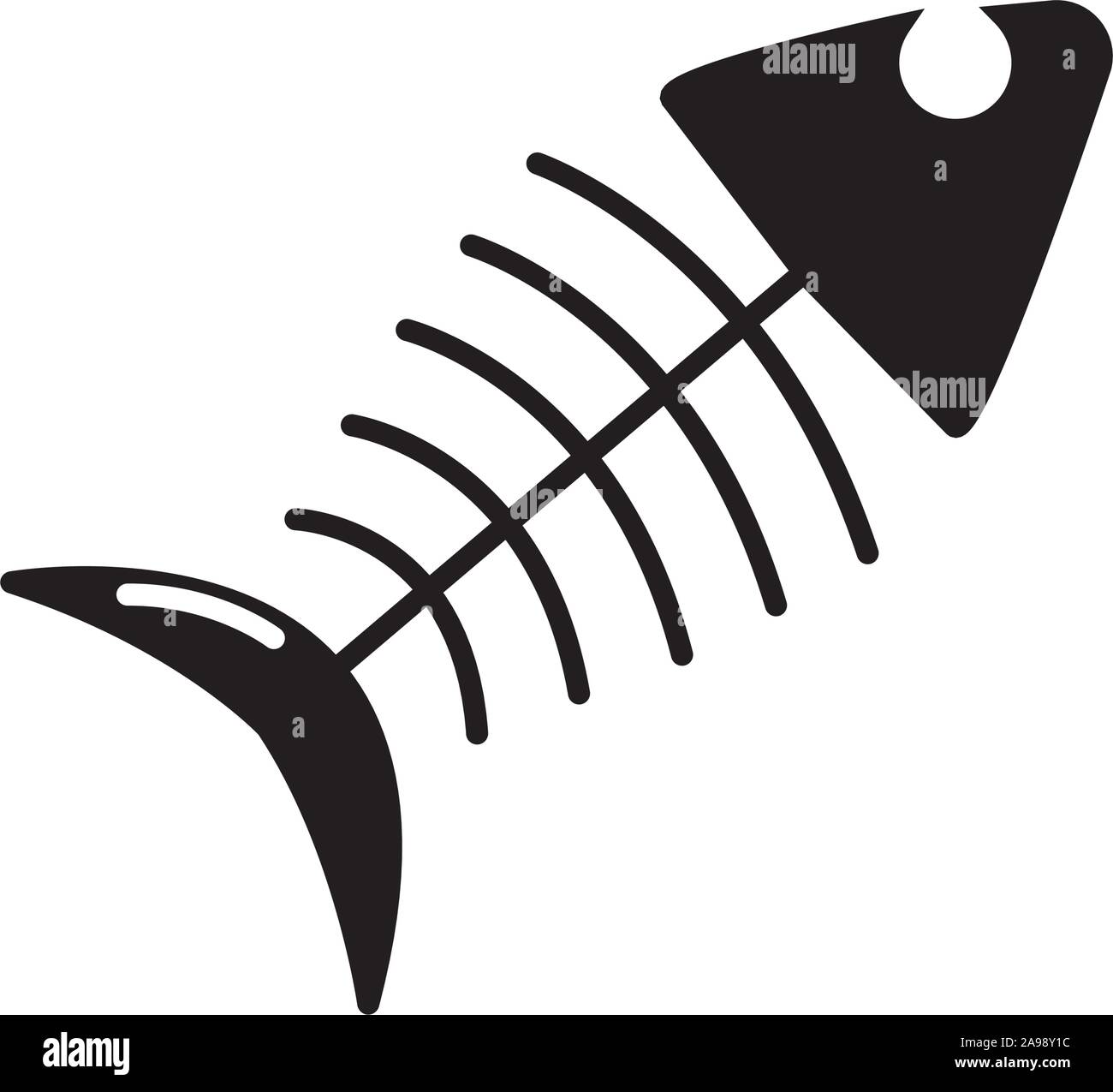 fish icon design, Food restaurant menu dinner lunch cooking and meal ...