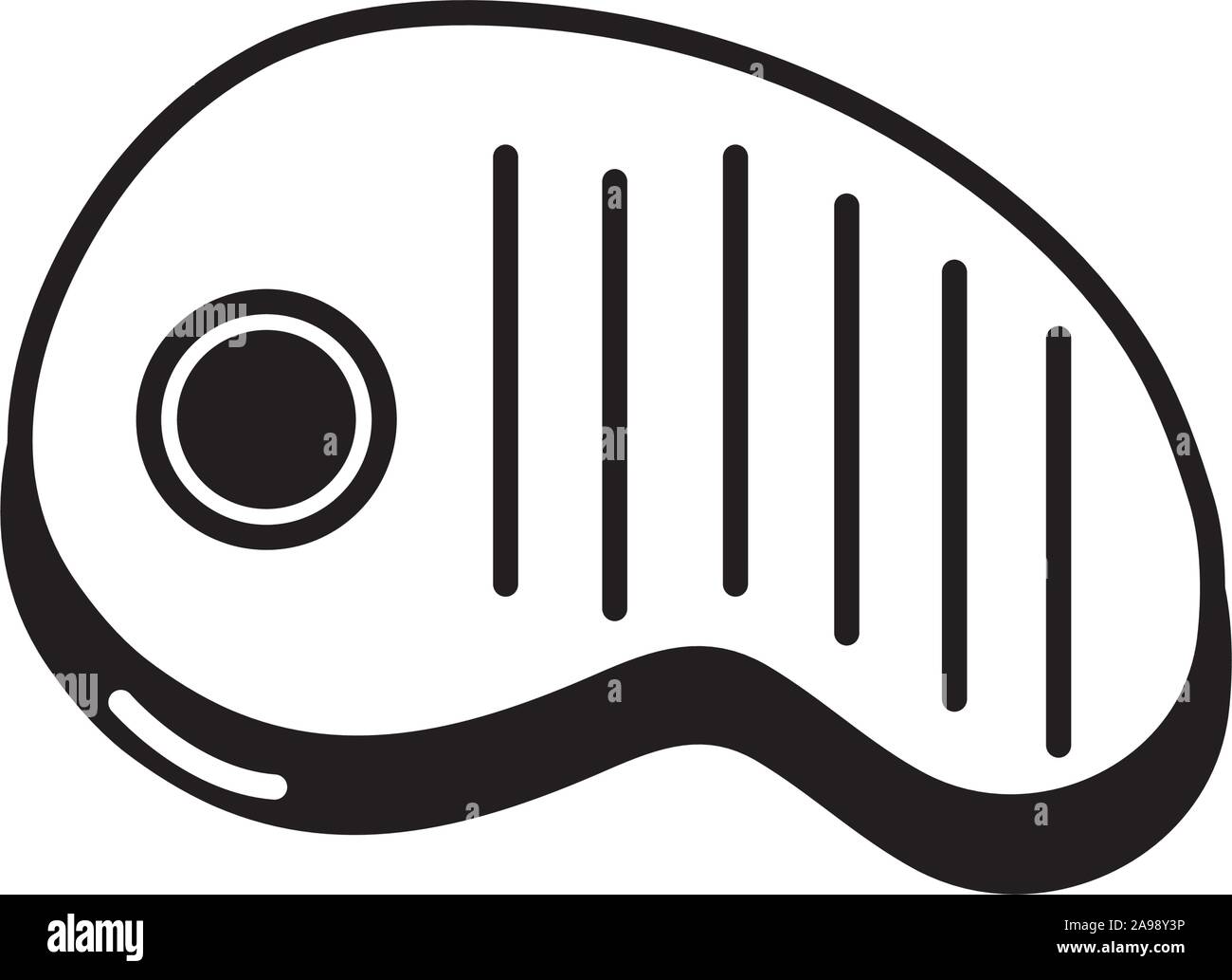 meat icon design, Food restaurant menu dinner lunch cooking and meal ...