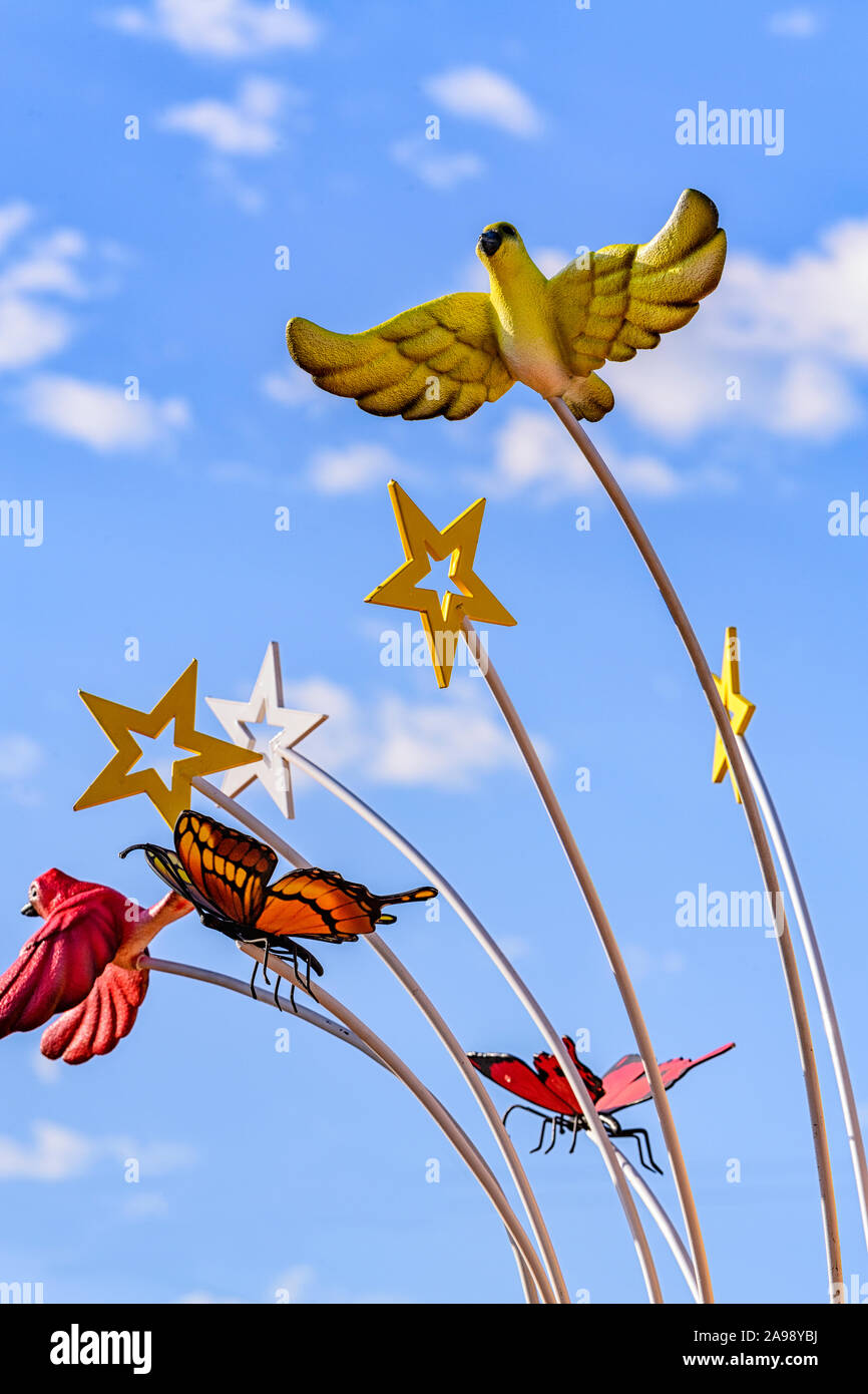 Blue bird waving hand hi-res stock photography and images - Alamy