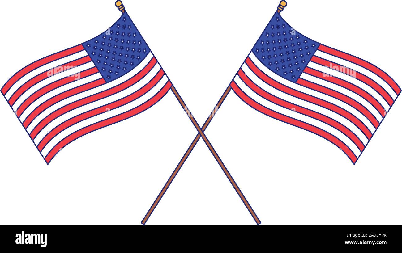 united states of america crossed flags Stock Vector Image & Art - Alamy united states of america crossed flags Stock Vector Image & Art - Alamy
