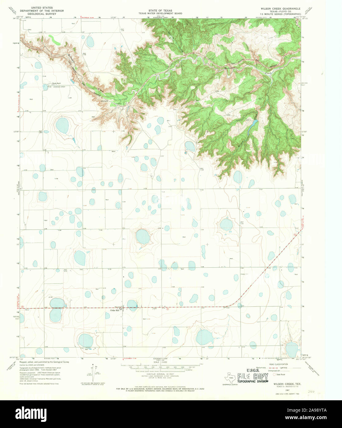 Map of wilson creek hi-res stock photography and images - Alamy