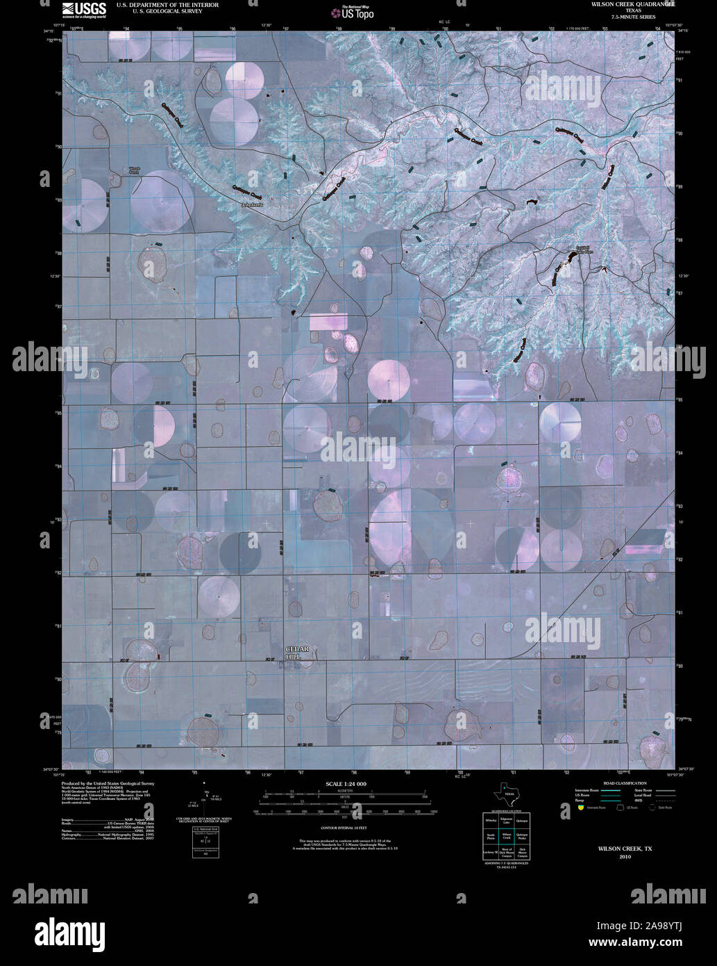 Map of wilson creek hi-res stock photography and images - Alamy