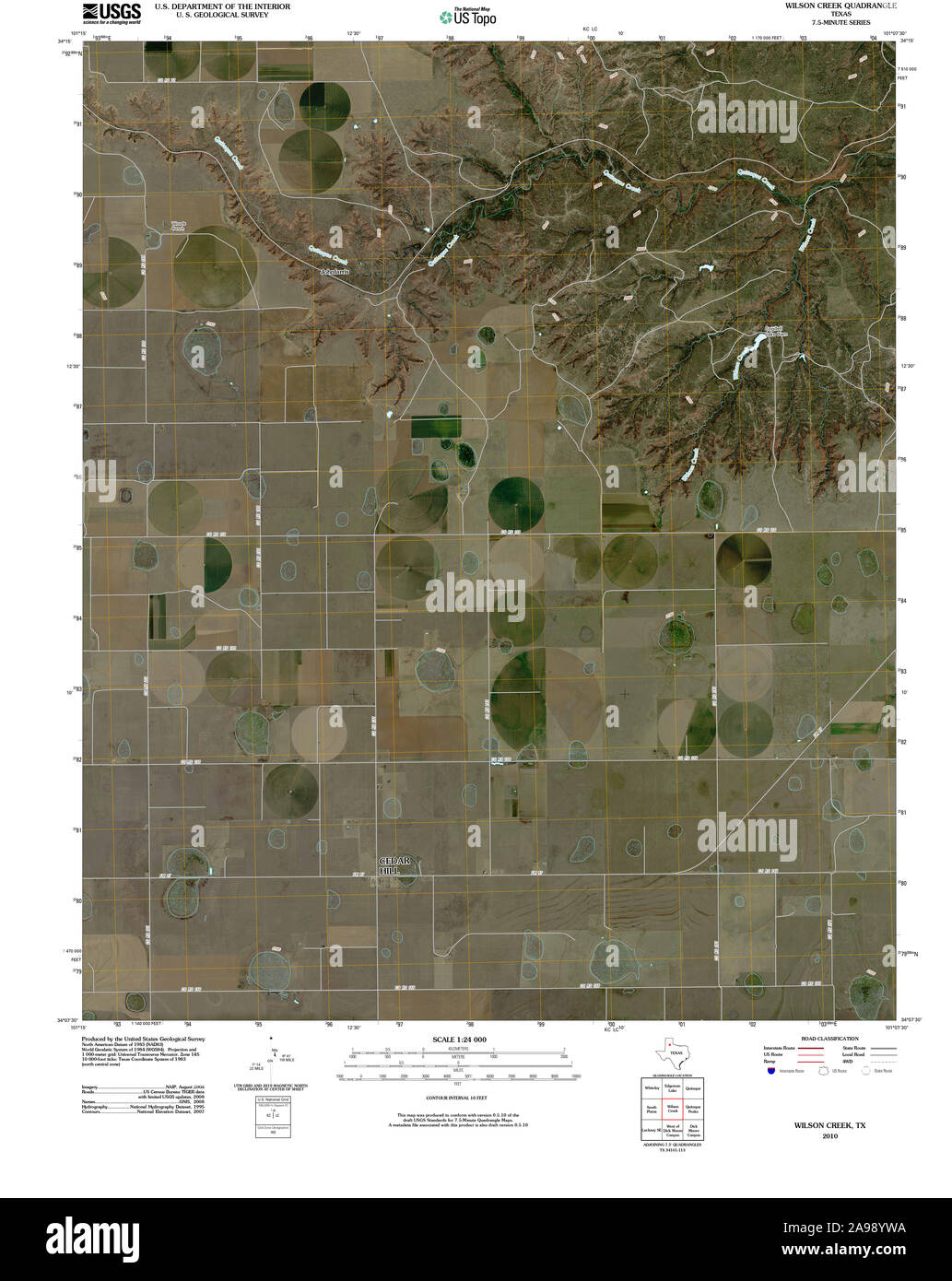 Map of wilson creek hi-res stock photography and images - Alamy