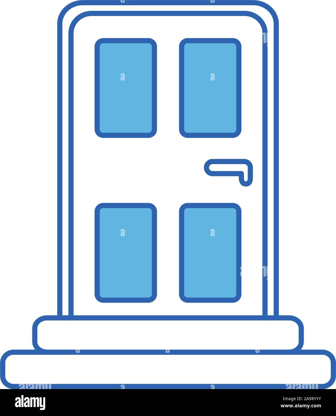 door icon design, Home house residential property traditional domestic ...