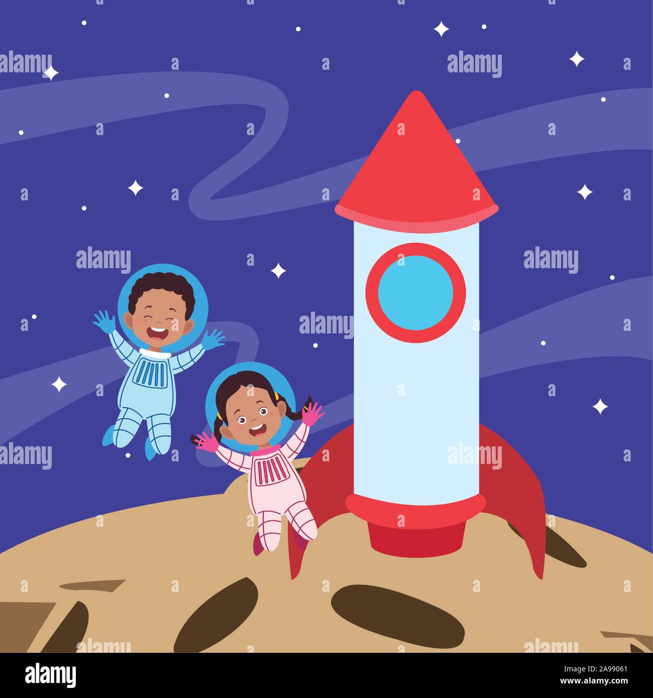 Nasa moon rocket Stock Vector Images - Alamy