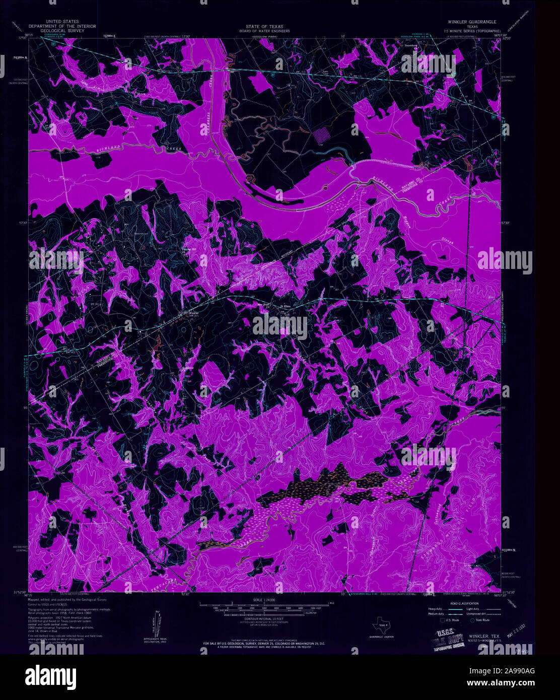 Map of winkler hi-res stock photography and images - Alamy