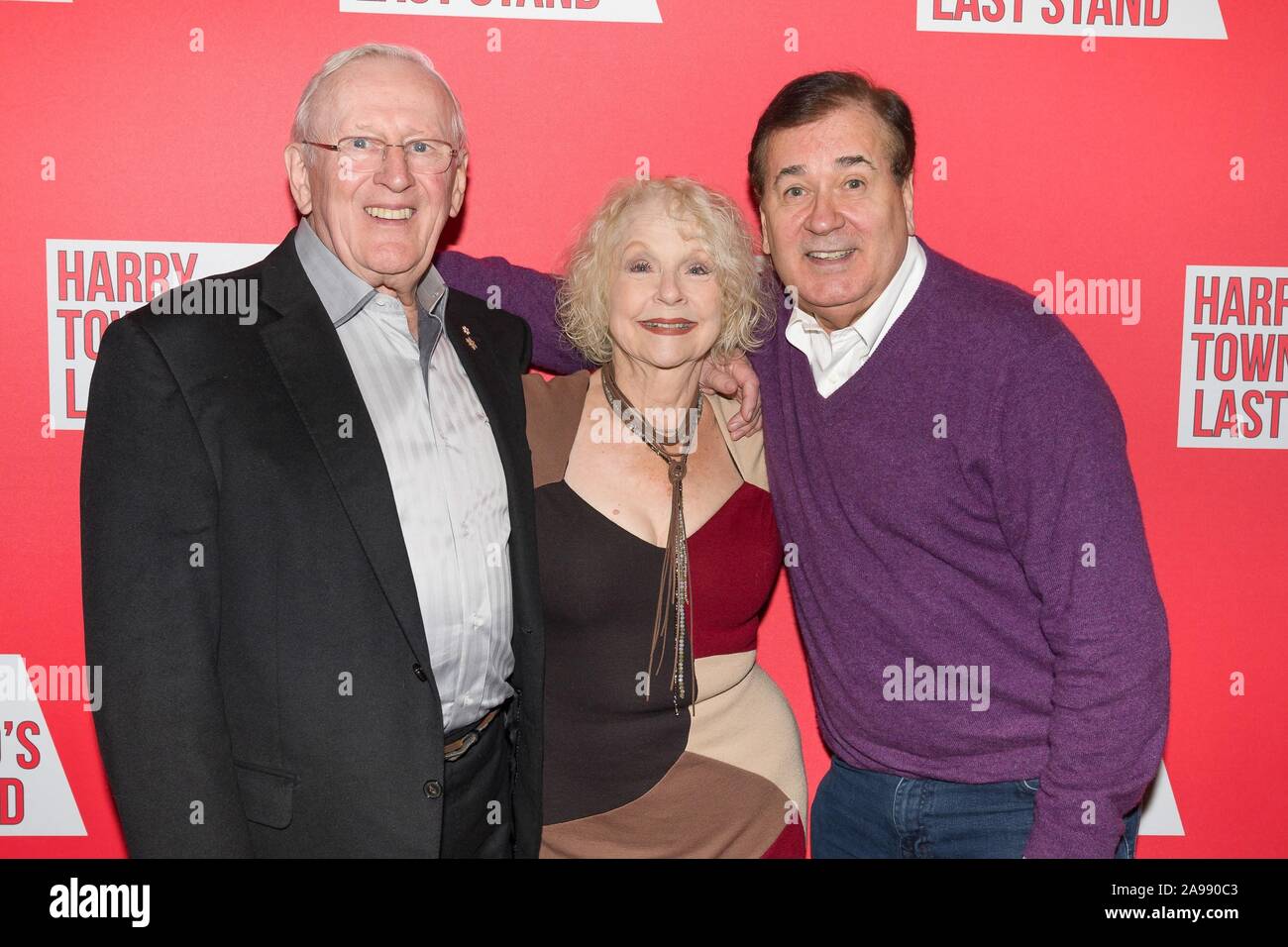 New York, NY, USA. 13th Nov, 2019. Len Cariou, Penny Fuller, Lee Roy ...