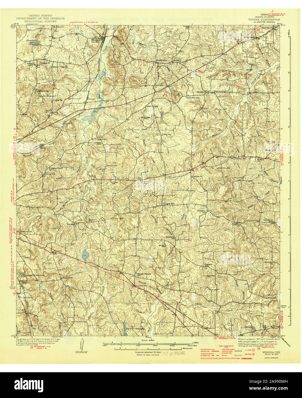 Map of winona hi-res stock photography and images - Alamy
