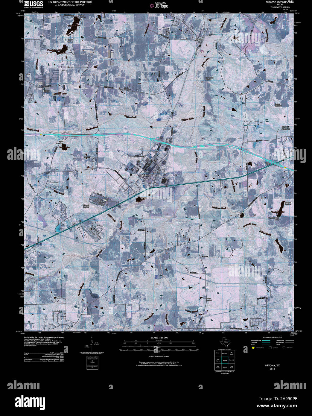 Map of winona hi-res stock photography and images - Alamy
