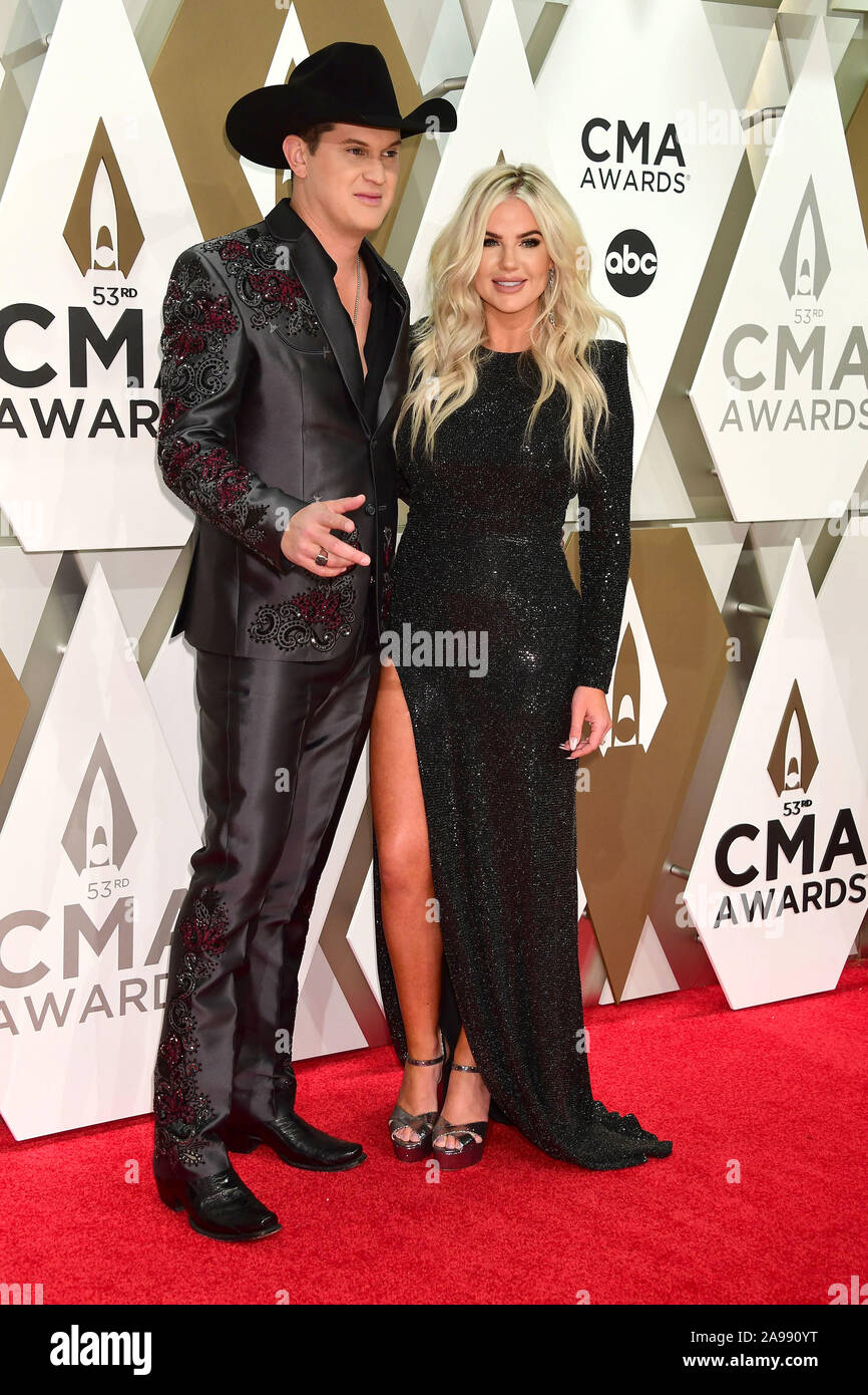 Nashville Tennessee Usa 13th Nov 2019 Jon Pardi Summer Duncan