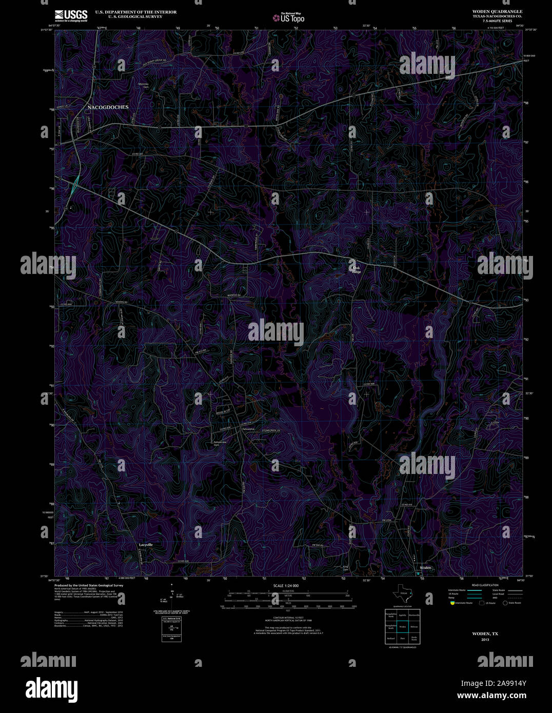 Map of woden hi-res stock photography and images - Alamy