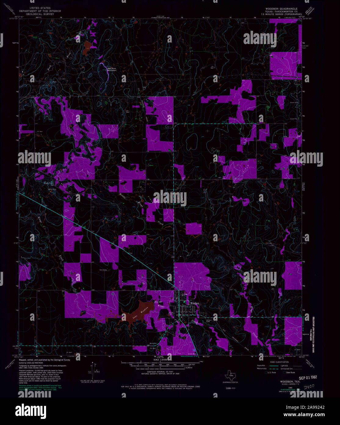 Woodson map hi-res stock photography and images - Alamy