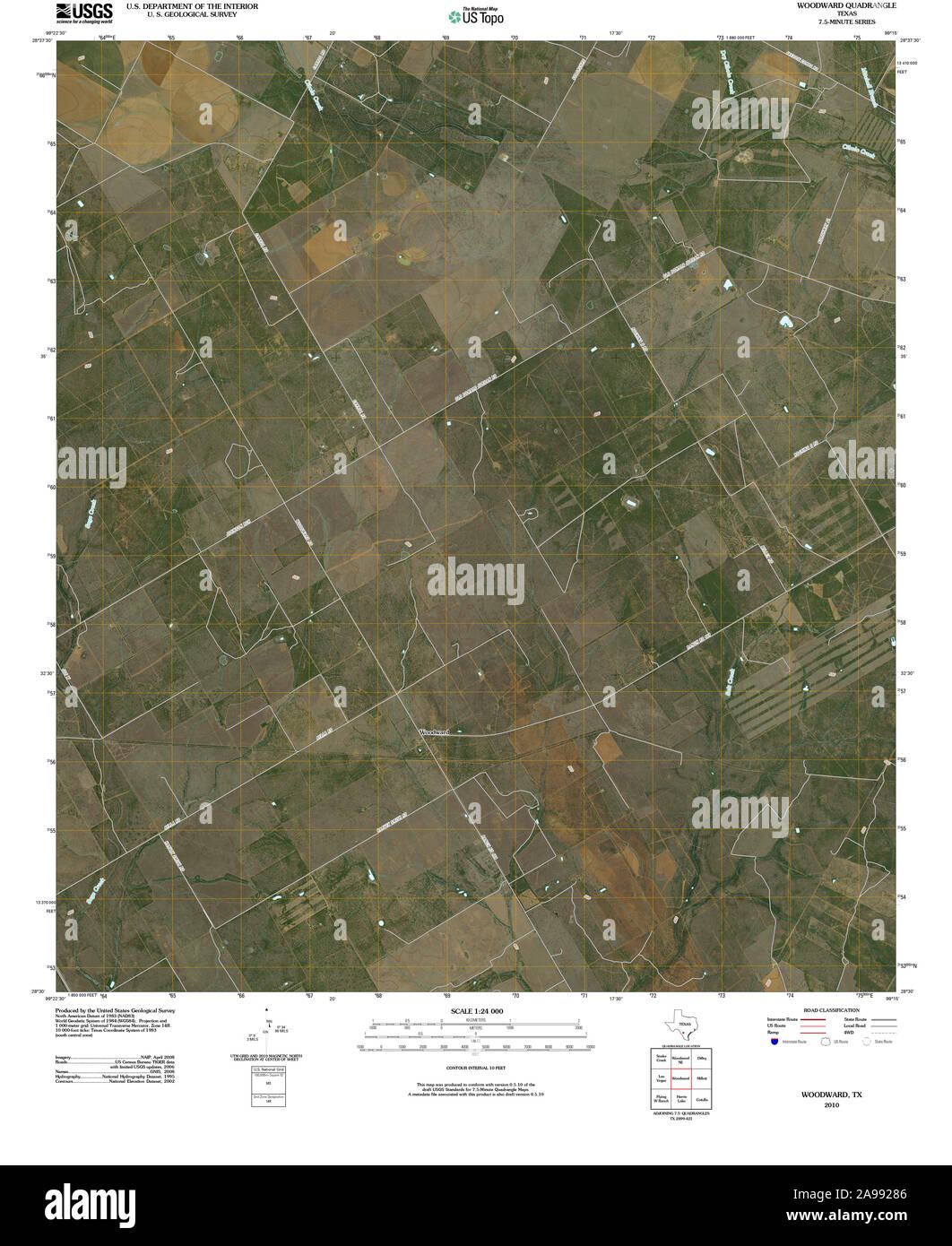 Woodward map hi-res stock photography and images - Alamy