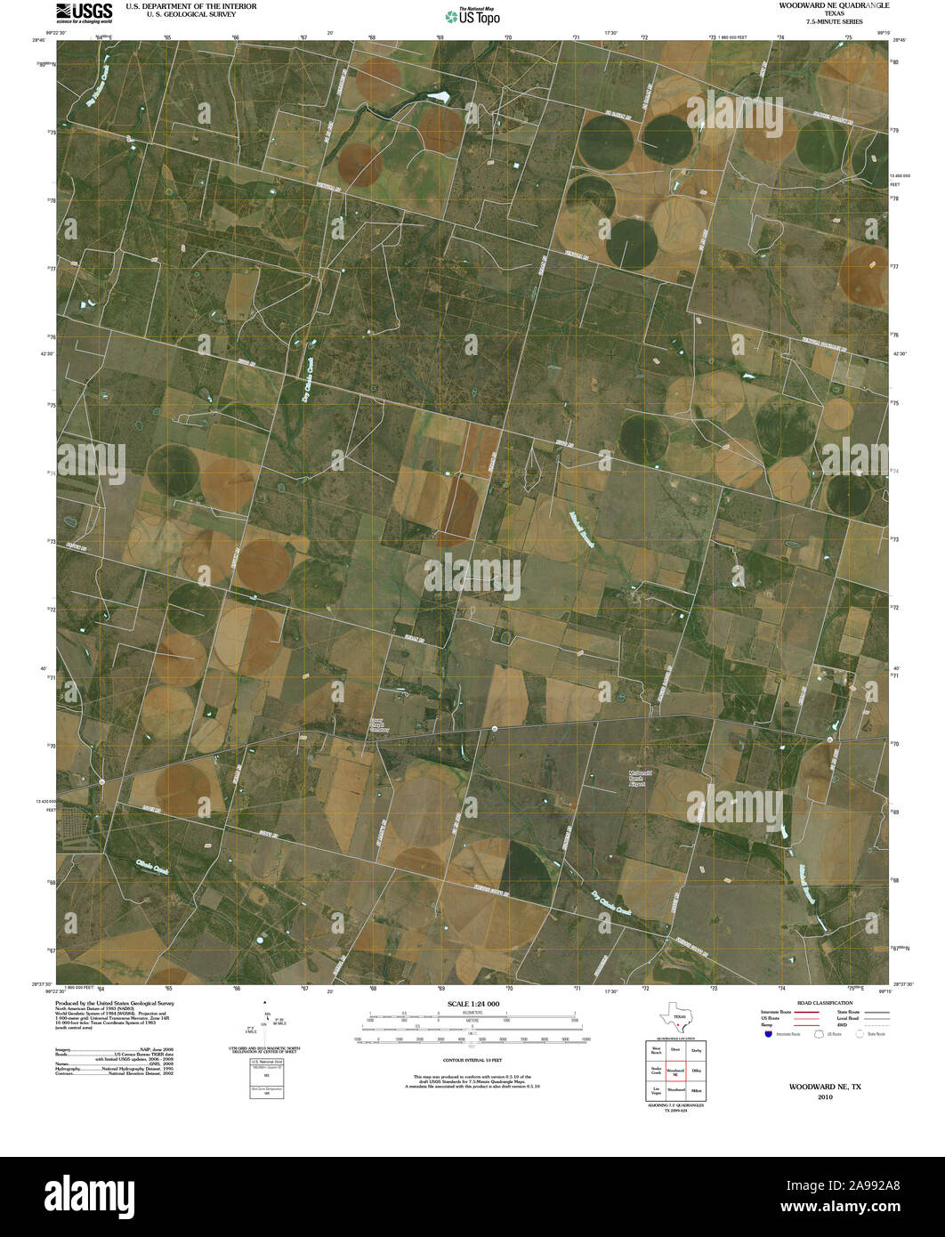 Woodward map hi-res stock photography and images - Alamy