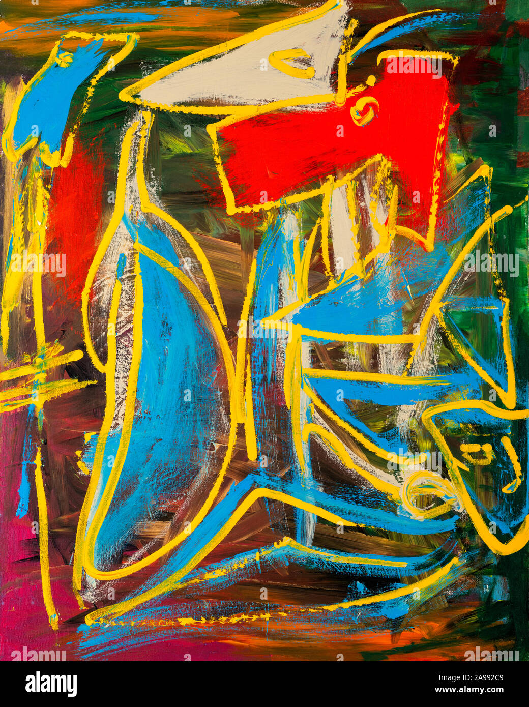 Abstract oil painting textures hi-res stock photography and images - Alamy