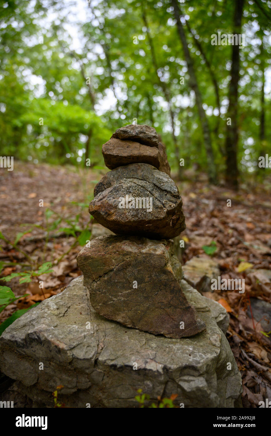 Small stack rocks in forest hi-res stock photography and images - Alamy