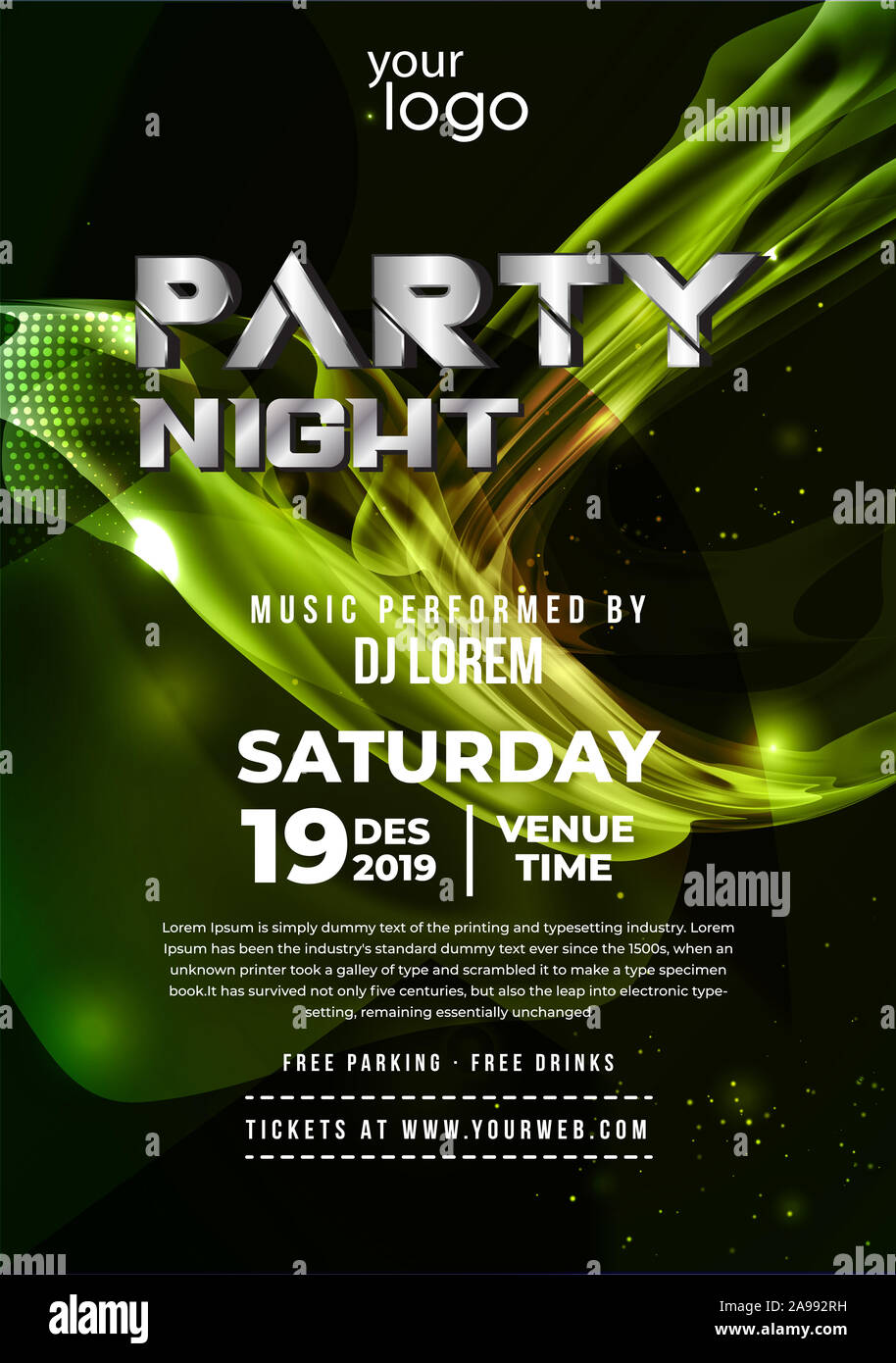 Club Party Flyer Design