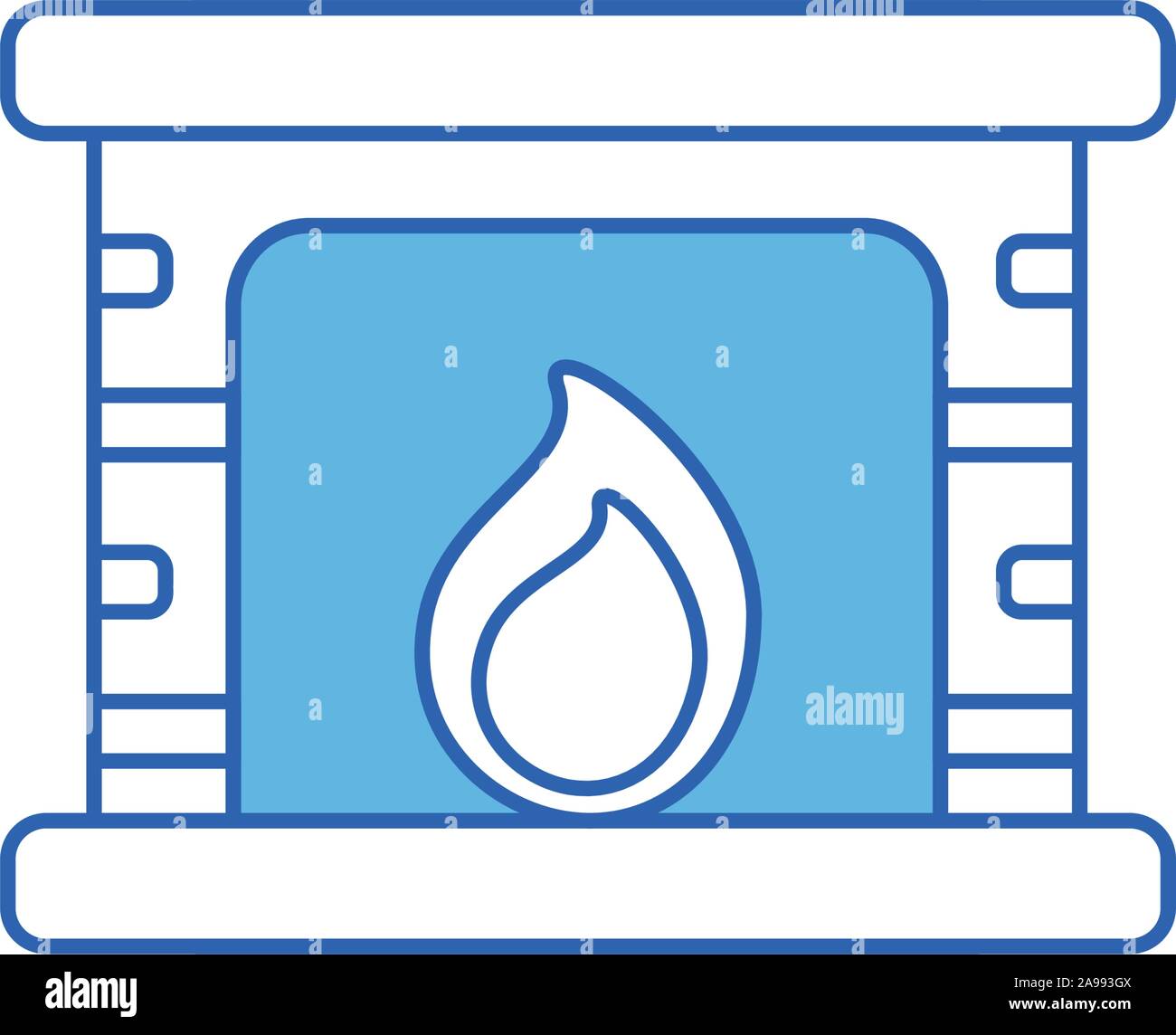 chimney icon design, Home house residential property traditional ...