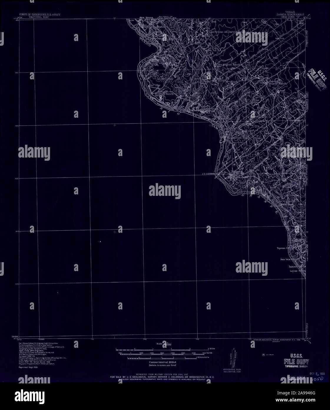 Zapata map hi-res stock photography and images - Alamy