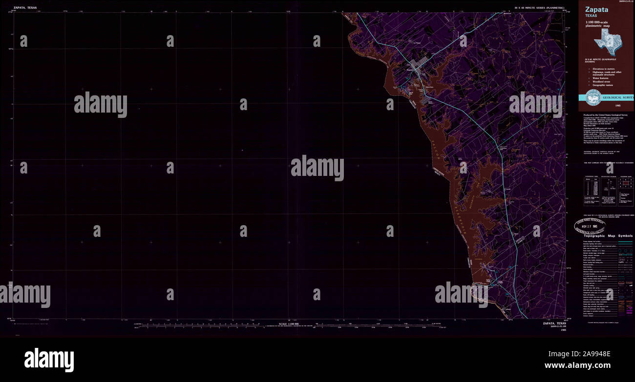 Zapata map hi-res stock photography and images - Alamy