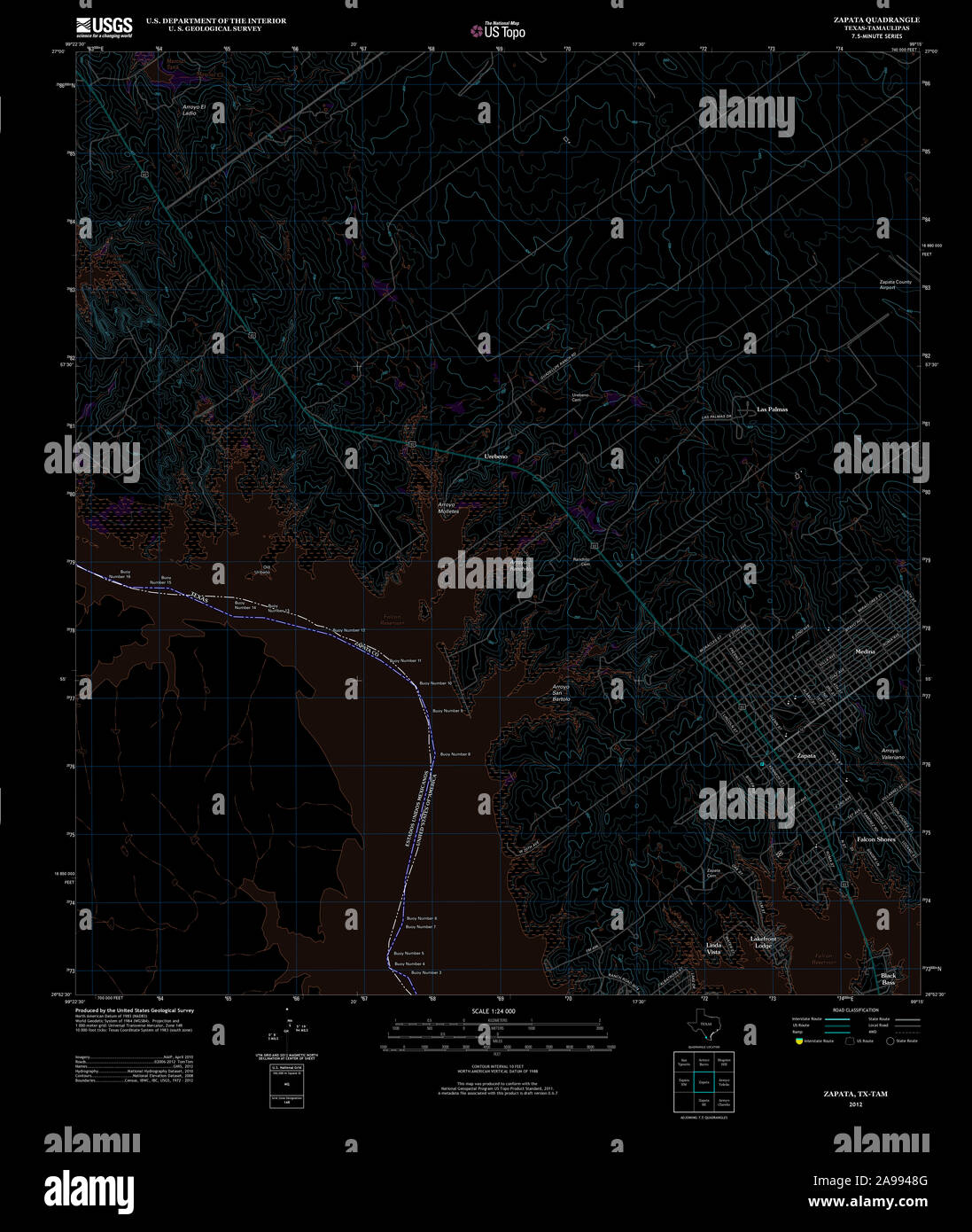Zapata map hi-res stock photography and images - Alamy