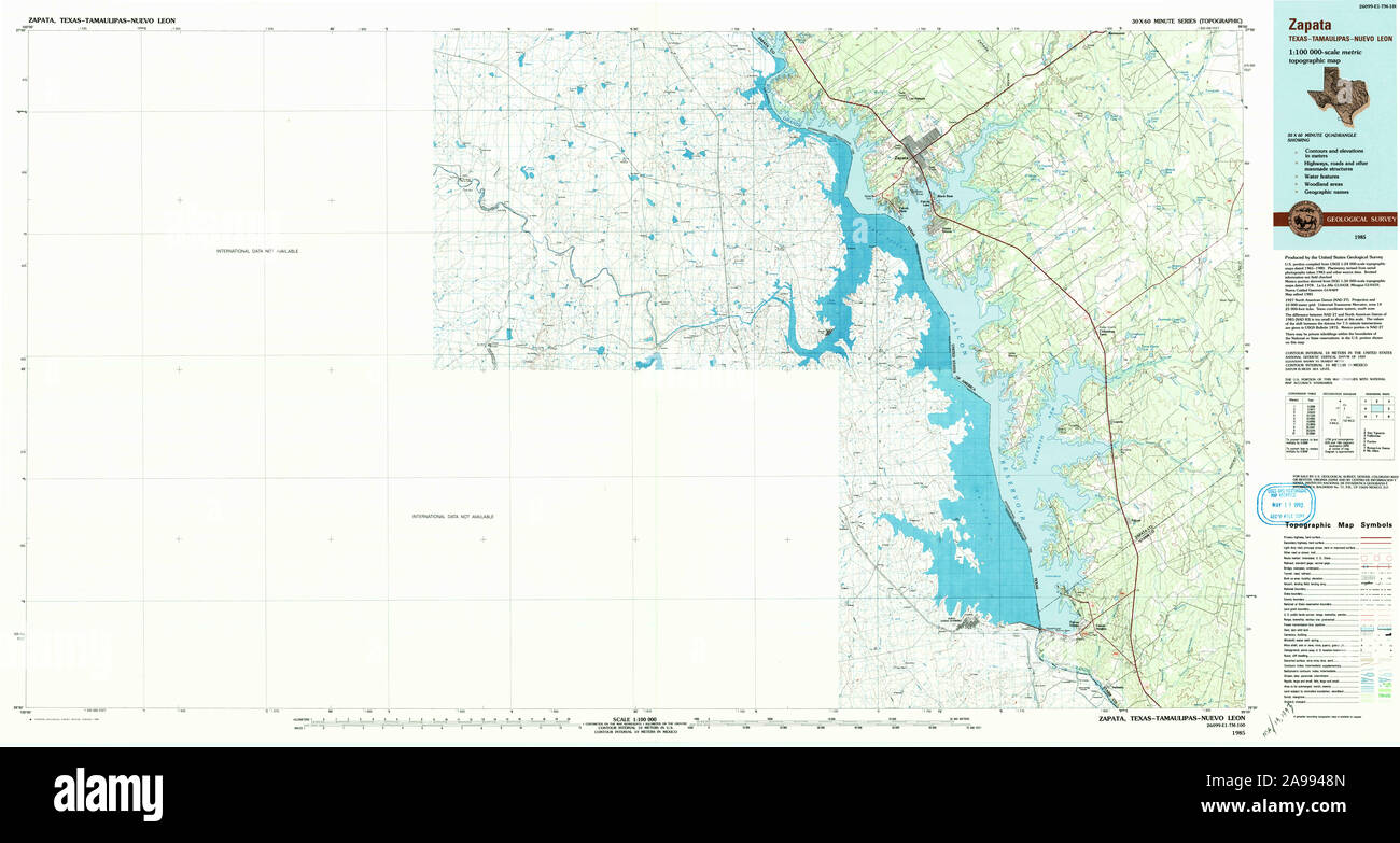 Zapata map hi-res stock photography and images - Alamy
