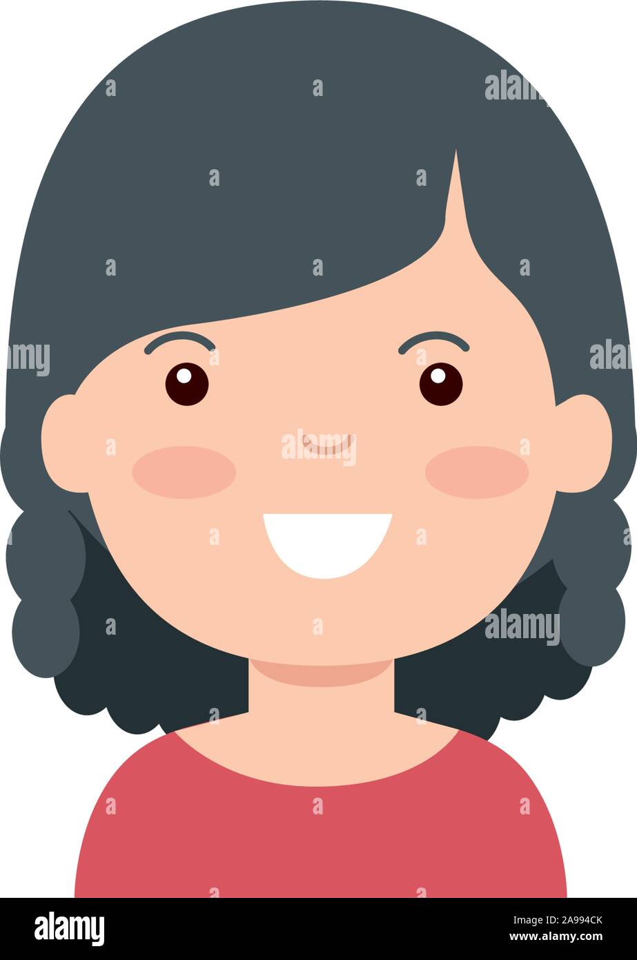 Girl cartoon icon design, Kid woman childhood little people lifestyle ...