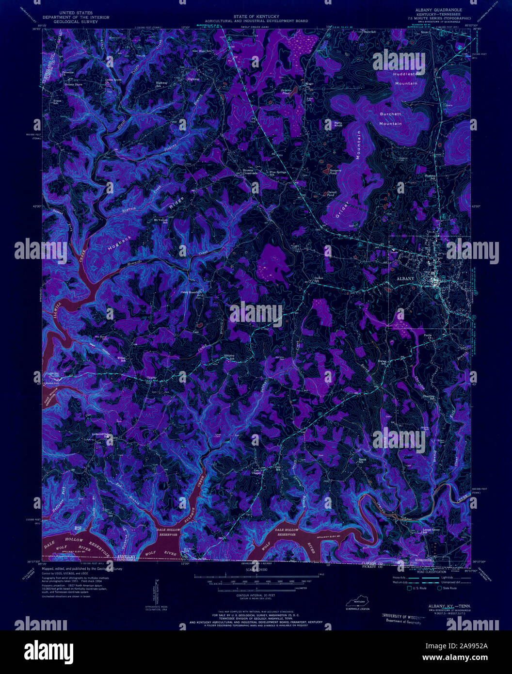 Historical albany map hi-res stock photography and images - Alamy