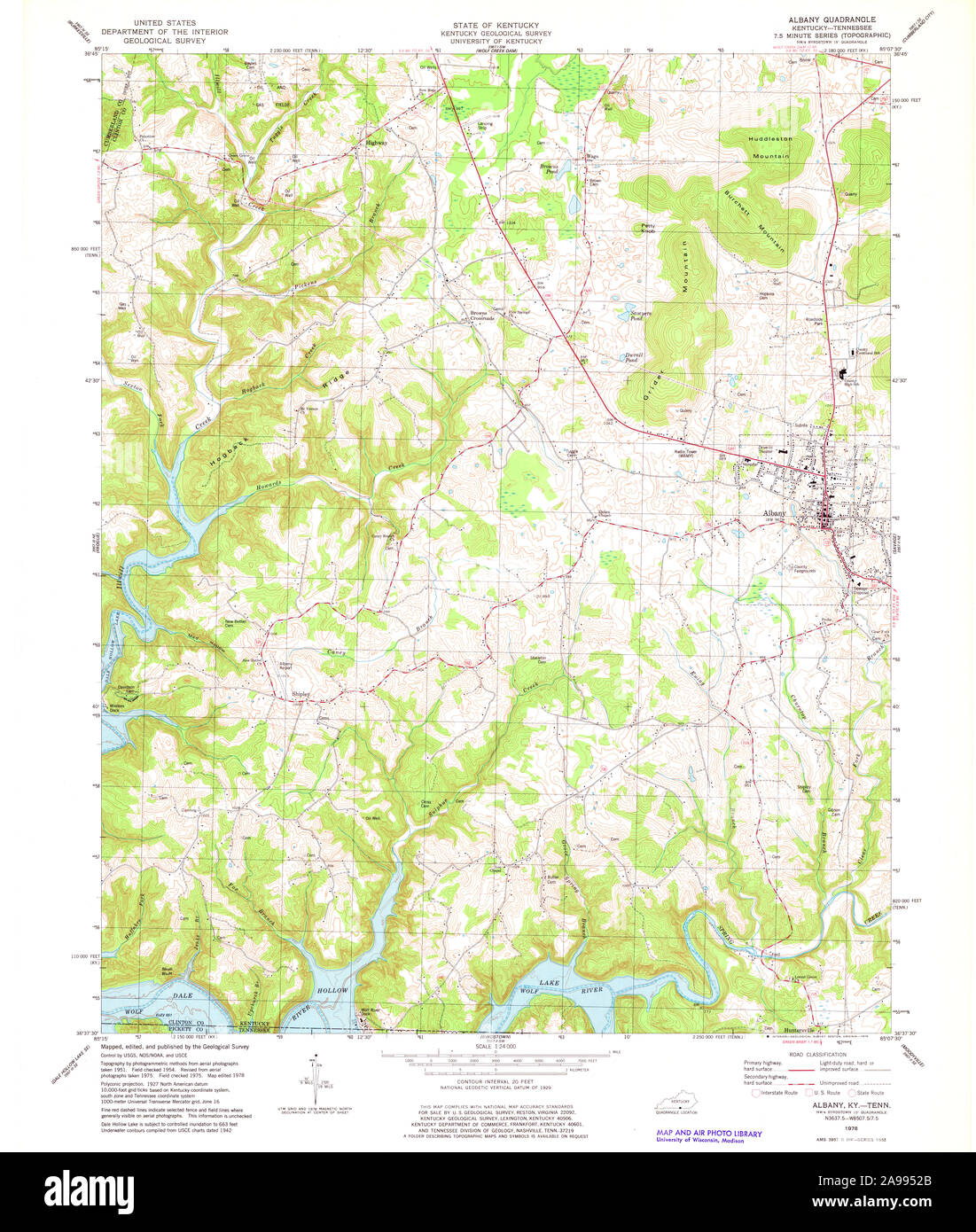 Historical albany map Cut Out Stock Images & Pictures - Alamy