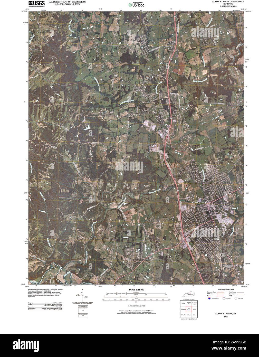 Alton map hi-res stock photography and images - Alamy