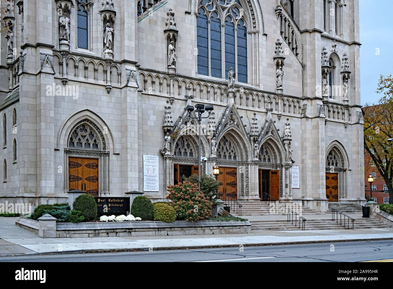 PITTSBURGH - NOVEMBER 2019: St. Paul's Roman Catholic Cathedral, an ...