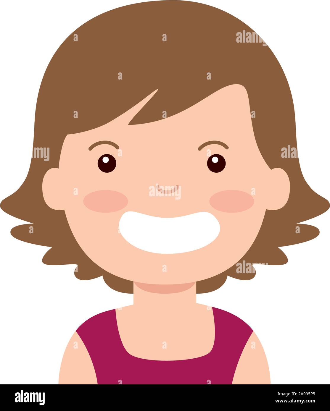 Girl cartoon icon design, Kid woman childhood little people lifestyle ...