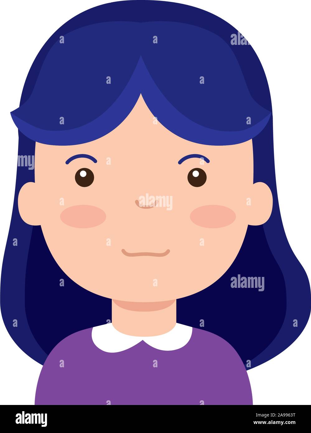 Girl cartoon icon design, Kid woman childhood little people lifestyle ...
