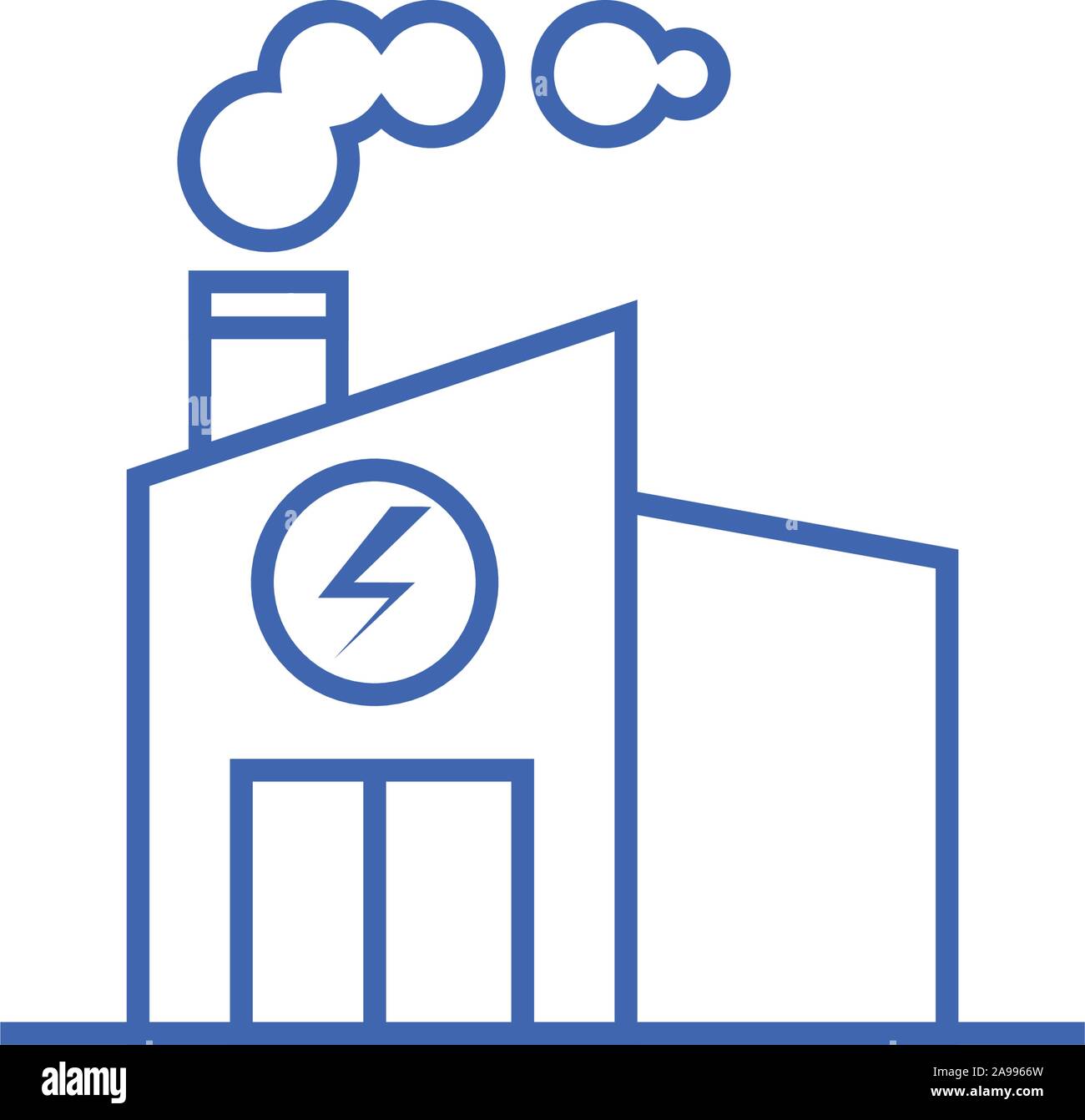 factory icon design, Energy renewable power supply and sustainable ...
