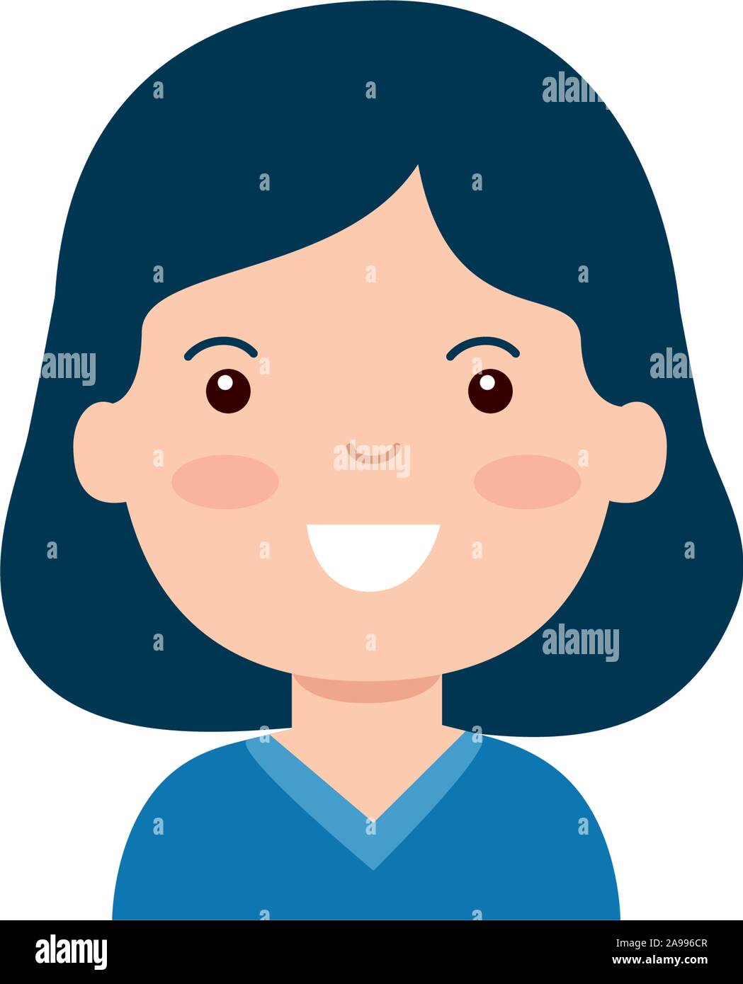 Short Girl Person Cartoon