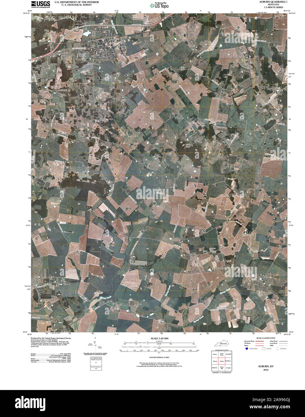 Auburn map hi-res stock photography and images - Alamy