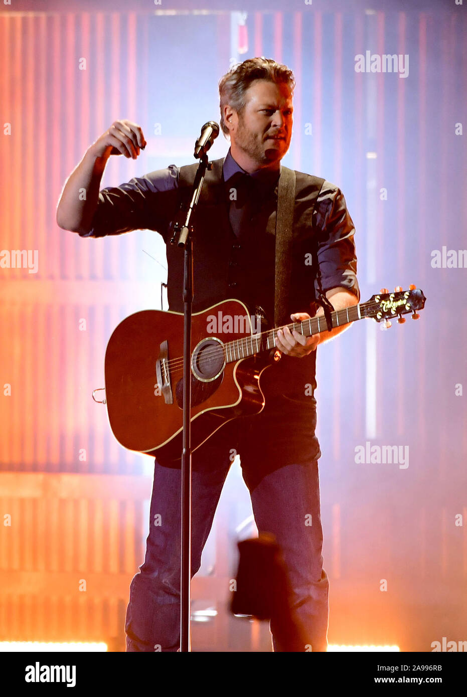 Nashville, Tennessee, USA. 13th Nov, 2019. Blake Shelton. 51st Annual ...
