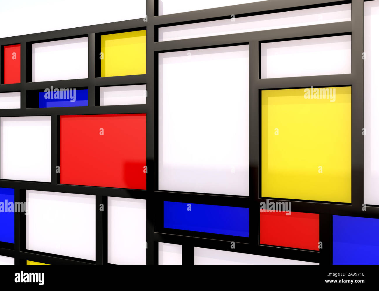 Mondrian abstract texture hi-res stock photography and images - Alamy
