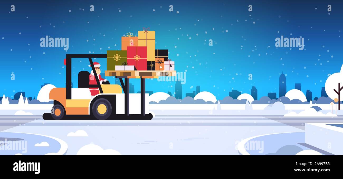 Fork lift truck loading boxes hi-res stock photography and images - Alamy