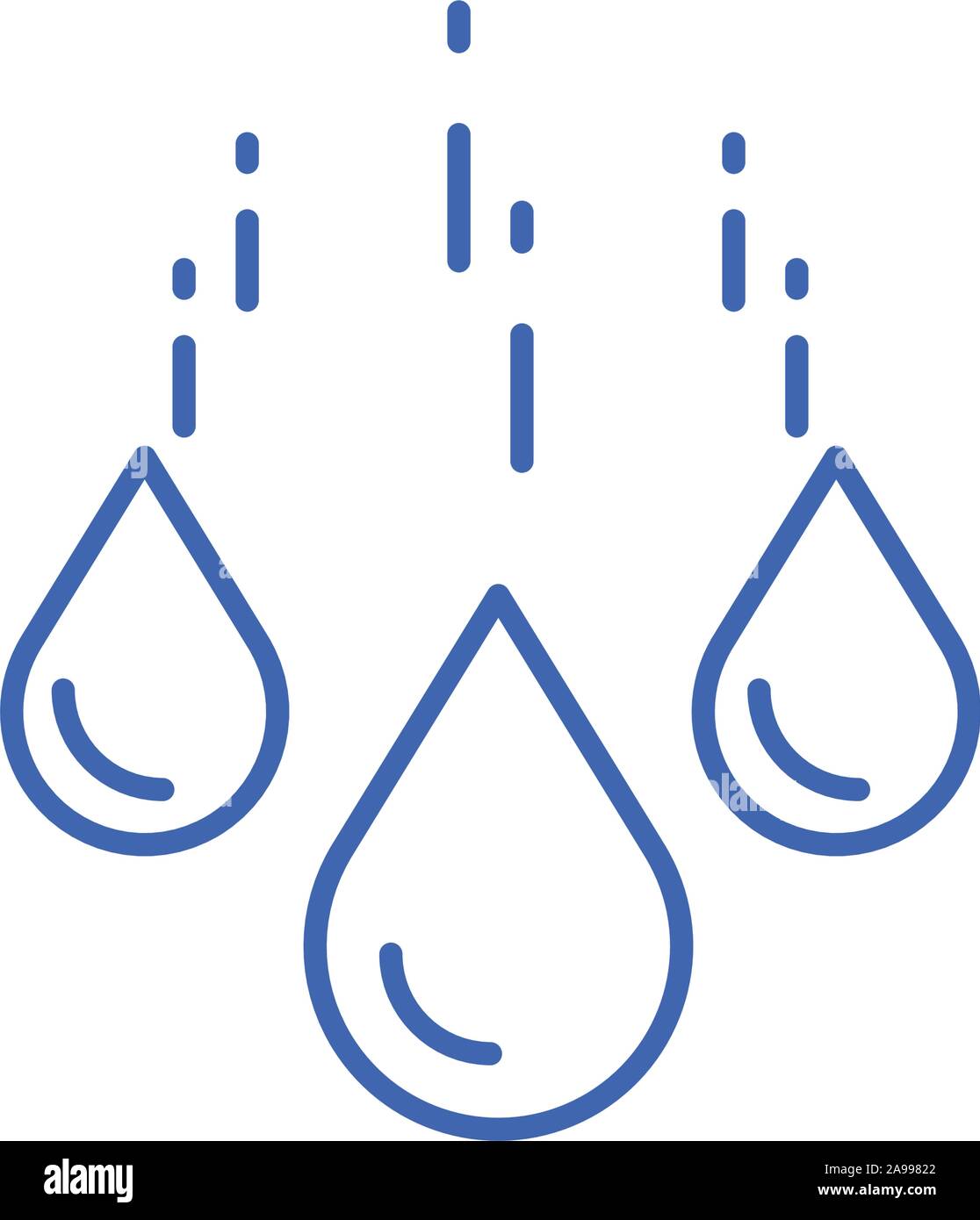 Water drop design, Clean liquid drink wet kitchen and home theme Vector ...