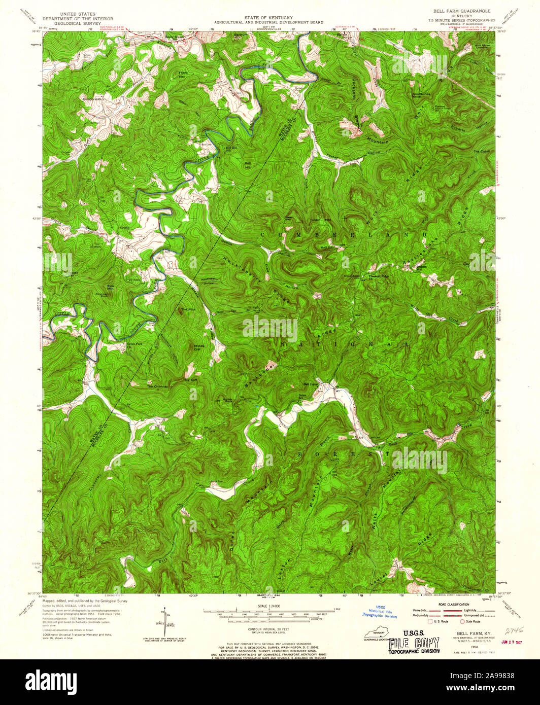Bell kentucky map hi-res stock photography and images - Alamy
